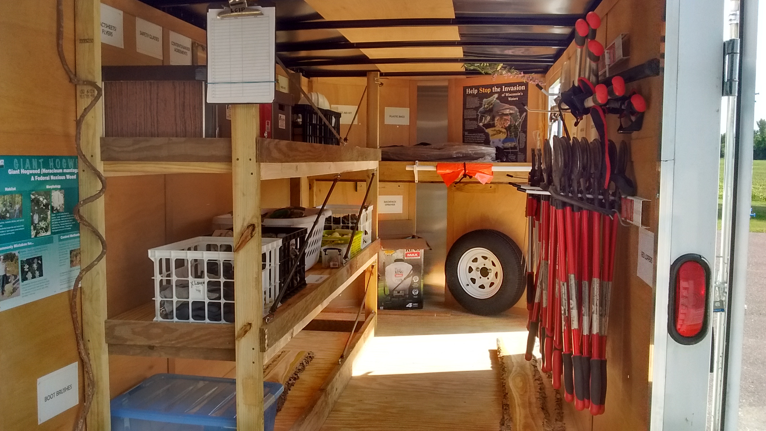 Trailer/Equipment – Spread the Word, Not the Plant